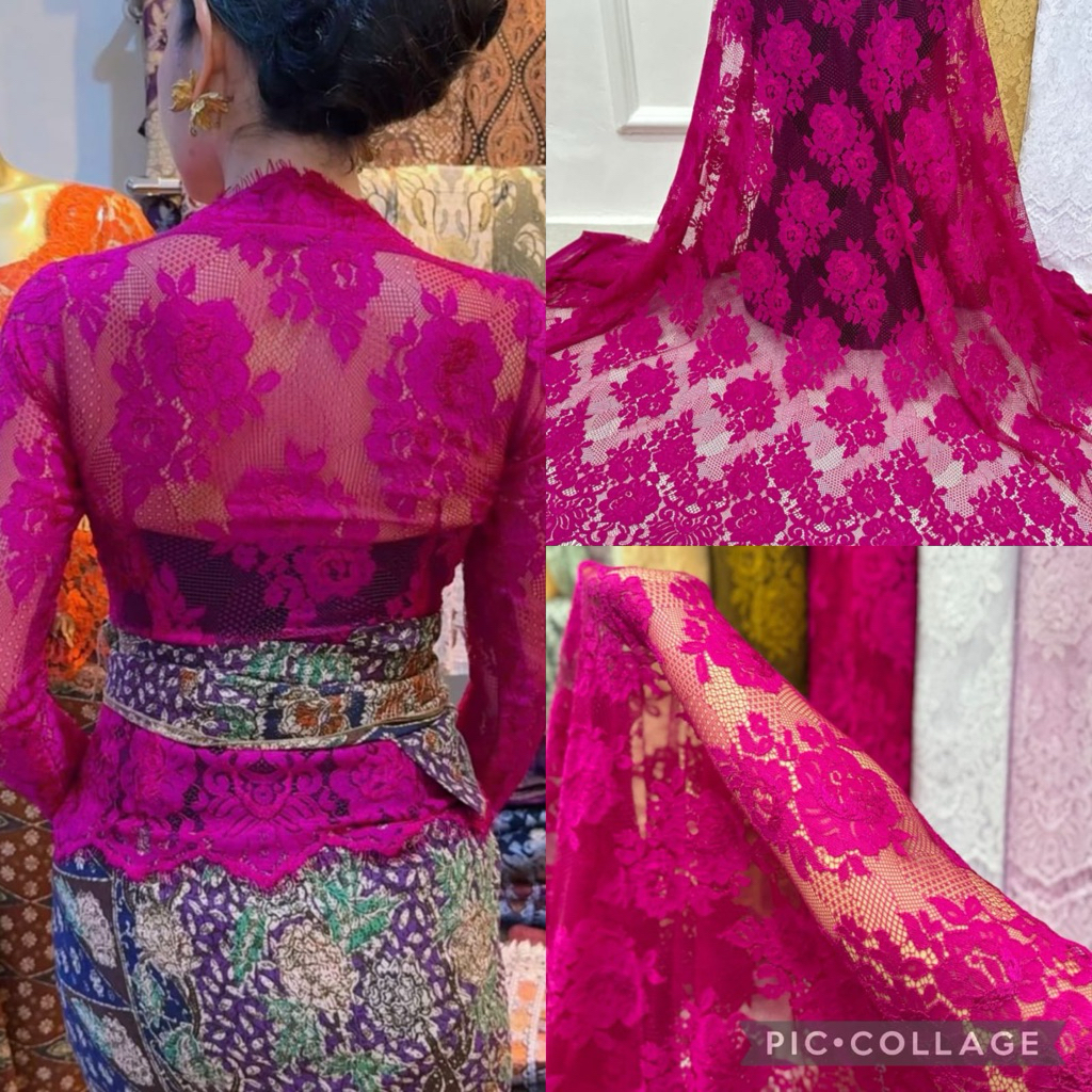 Jual Lace sparkle dan Lace soltis terbaru motif ceplok || brokat ...