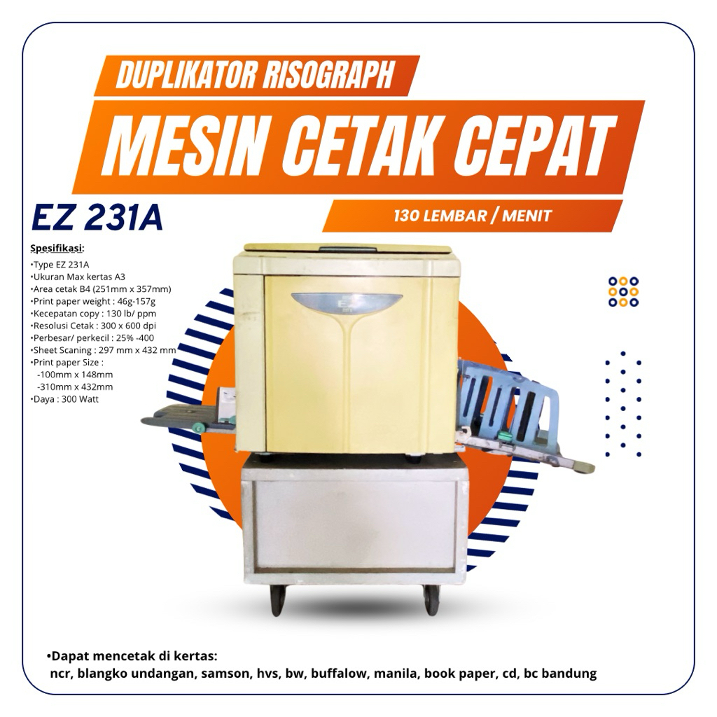 Jual Mesin Risograph Second Riso EZ 231A | Shopee Indonesia