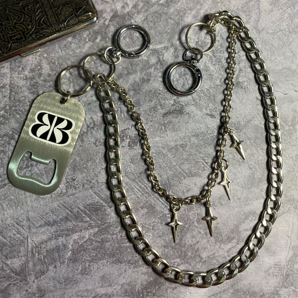 Jual "ONICHAIN KEYCHAIN" Carabiner Keychain || Rantai Dompet Celana Stainless Y2K Anti Karat ...