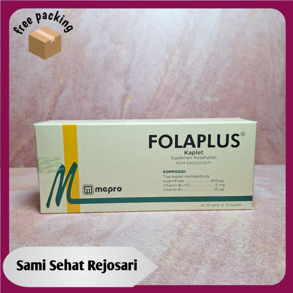 Jual 1 BOX FOLAPLUS ISI 10 STRIP @10 KAPSUL | Shopee Indonesia