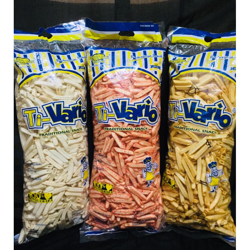 Jual 1bal kerupuk potato /kerupuk potato stick/kerupuk potato kentang ...