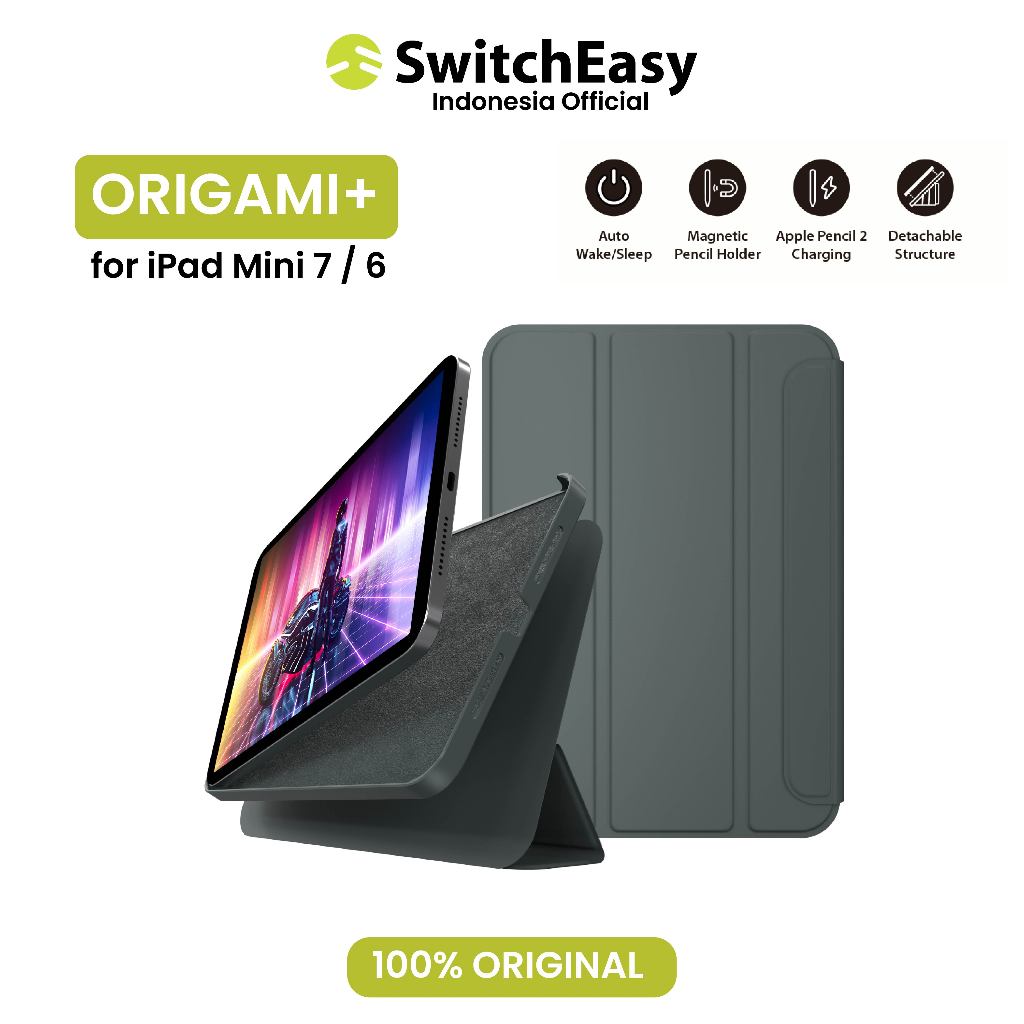 Jual Case iPad Mini 7 / 6 SwitchEasy Origami Plus Magnetic Cover ...