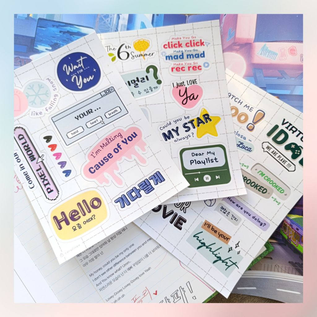 Jual [BACA DESKRIPSI] Plave Sticker sheet | Shopee Indonesia