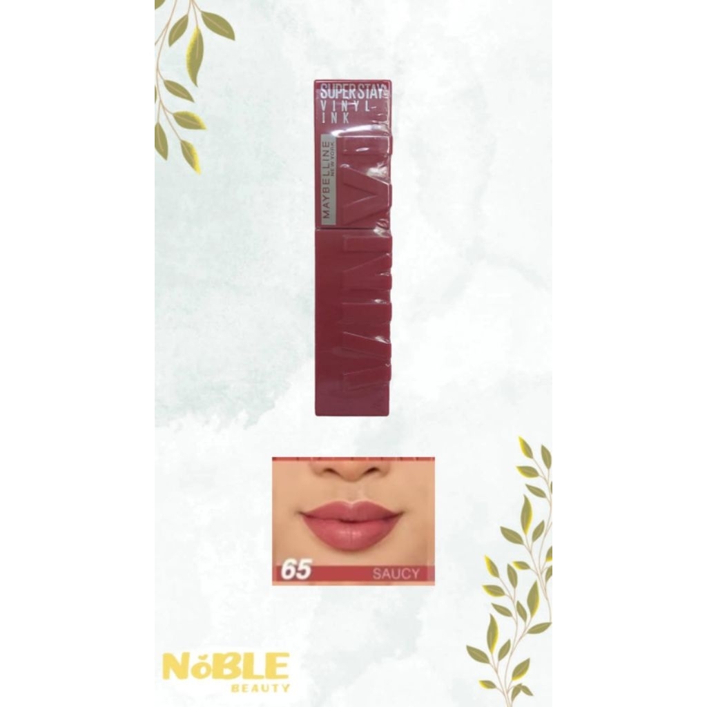 Jual Maybelline superstay vinyl ink 65 saucy | Shopee Indonesia