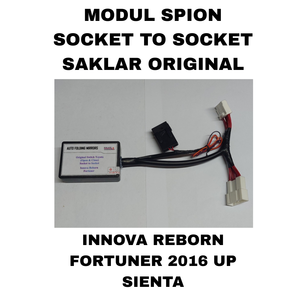 Jual MODUL SPION SOKET INNOVA REBORN/FORTUNER 2016 UP/SIENTA SAKLAR ...