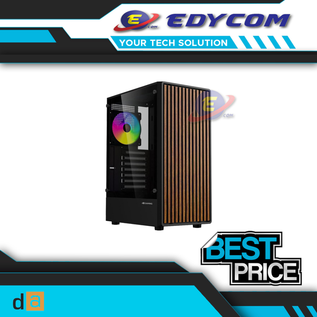 Jual CASE DIGITAL ALLIANCE DA OASIS TG WOOD ATX TEMPERED BLACK | Shopee Indonesia