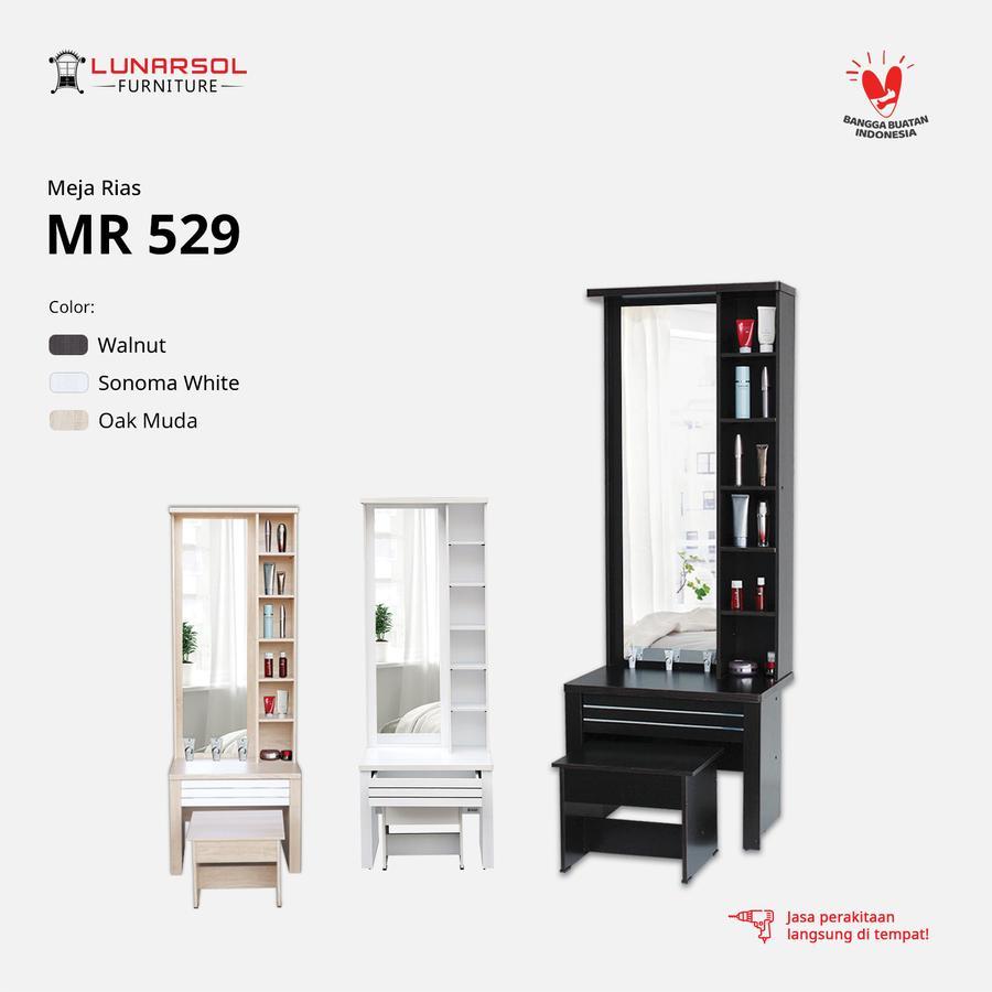 Jual Lunarsol Meja Rias MR 529 Dengan Cermin Panjang Meja Dandan Vanity Table Set Dressing Table ...