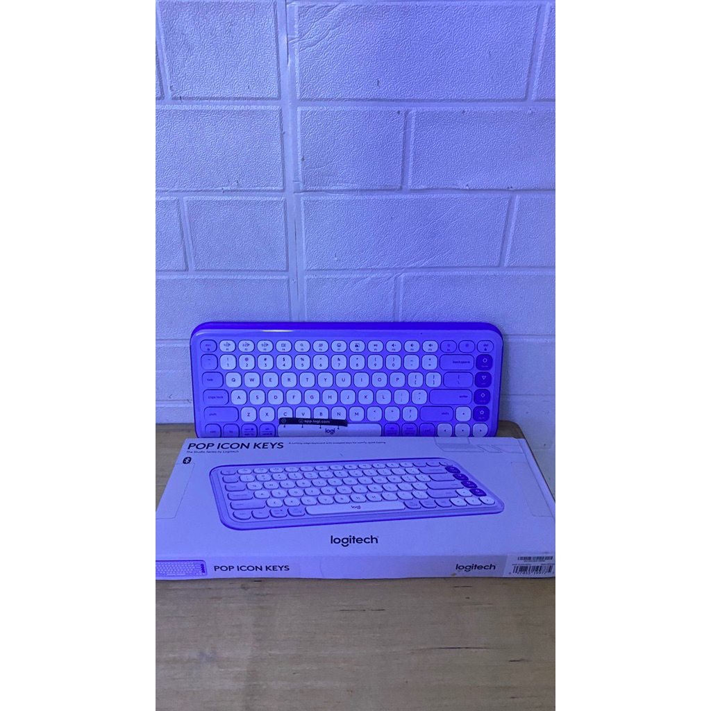 Jual Preloved - Logitech POP Keys Keyboard Wireless Mechanical Compact ...