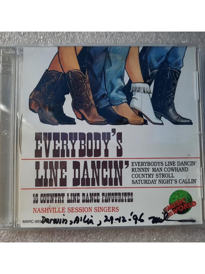 Jual CD Lagu Import " EVERYBODY'S LINE DANCIN' " 16 Country Line Dance ...