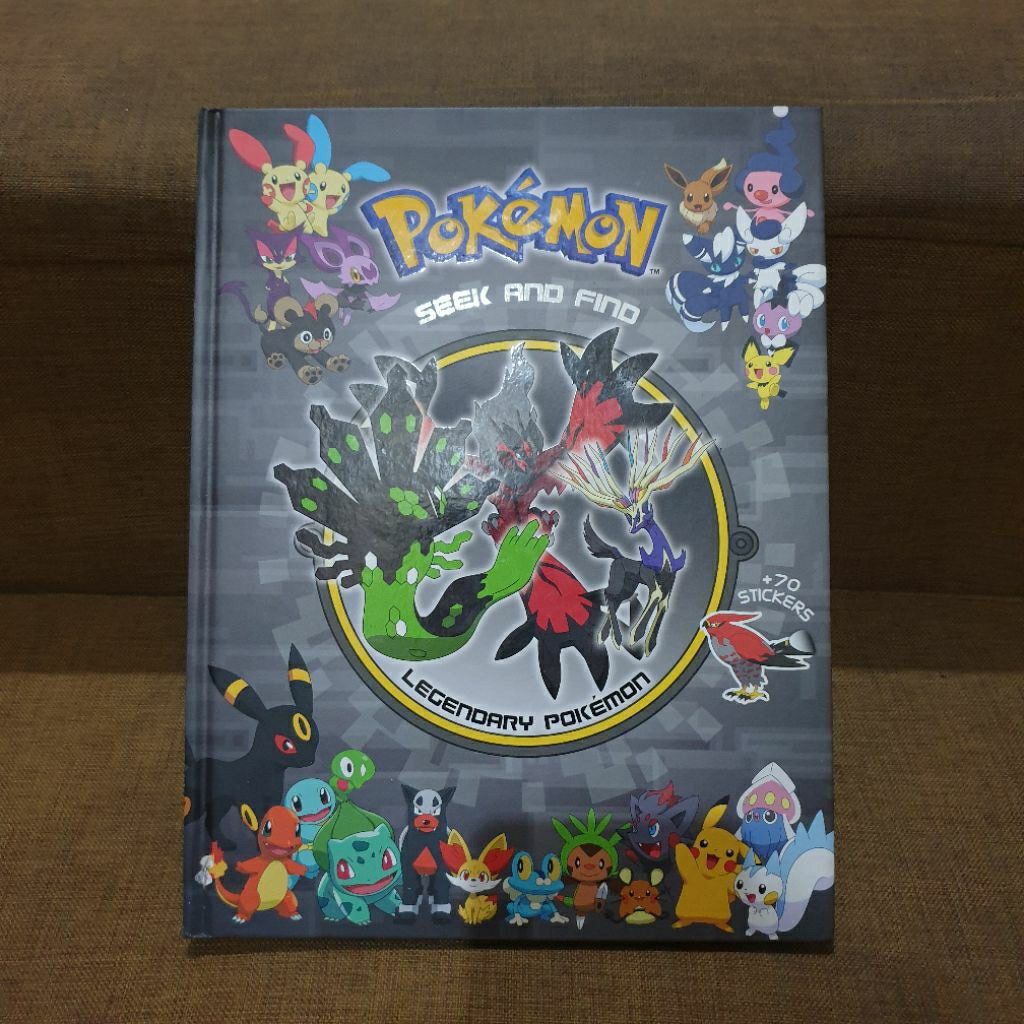 Jual Buku Import Pokemon Seek & Find Legendary Pokemon VIZ MEDIA ...