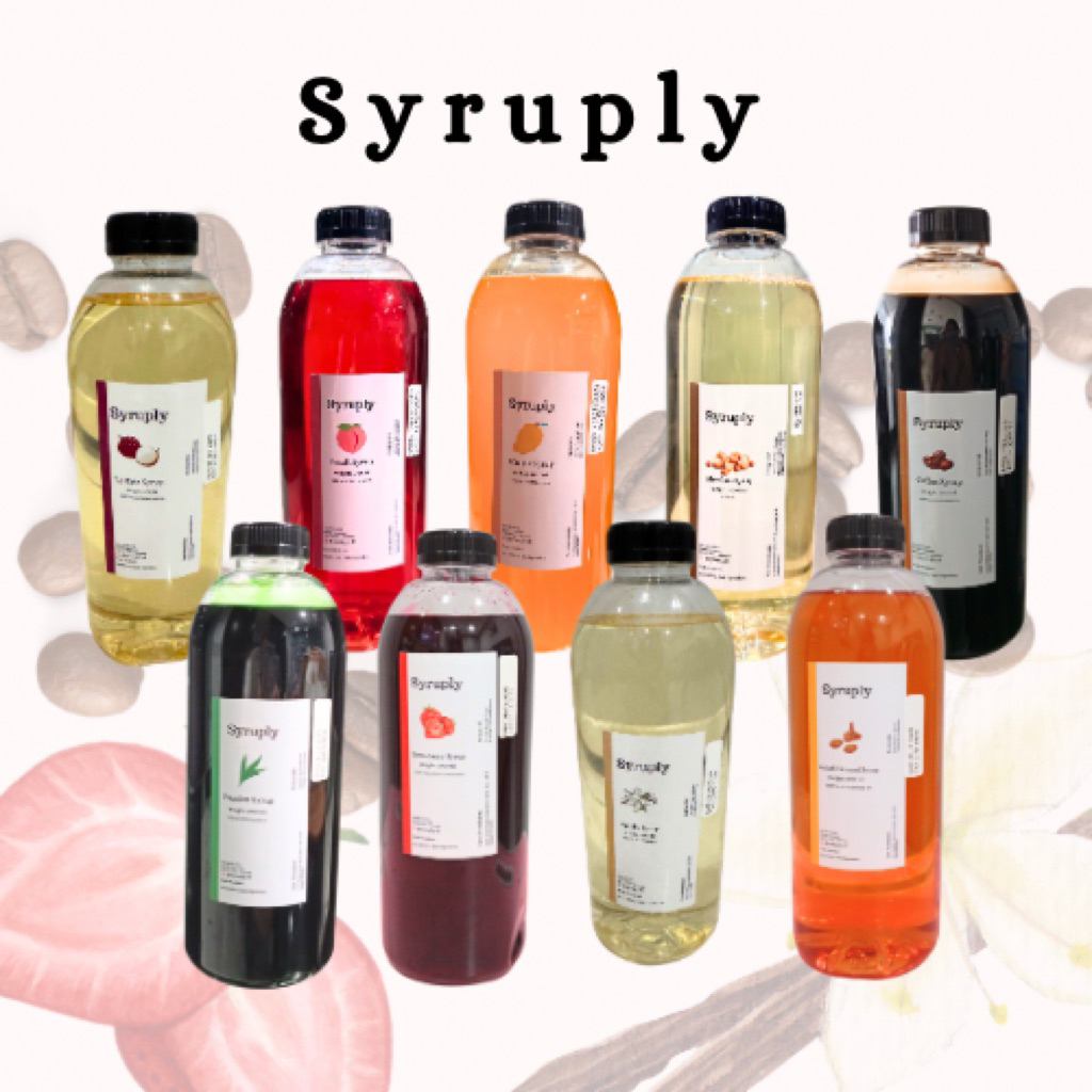 Jual Syruply 1000 ml - Sirup Rasa Hazelnut Vanila Pandan Coklat Karamel ...