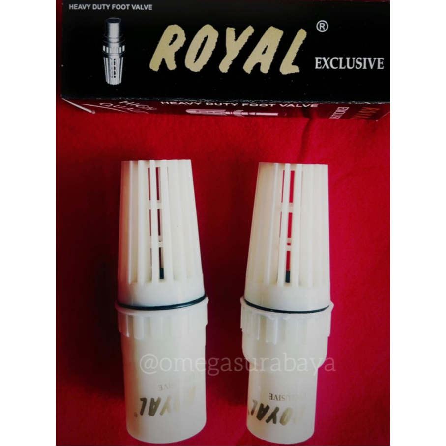 Jual Foot Klep ROYAL Jumbo Eksklusif 3/4" inch / 1"inch Voet Valve PVC ...