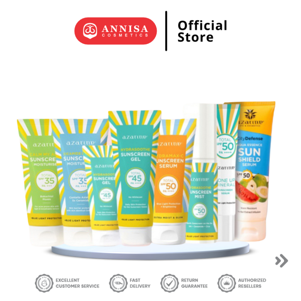 Jual Azarine Sunscreen All Variants for All Skin Type SPF 50 | SPF 35 ...