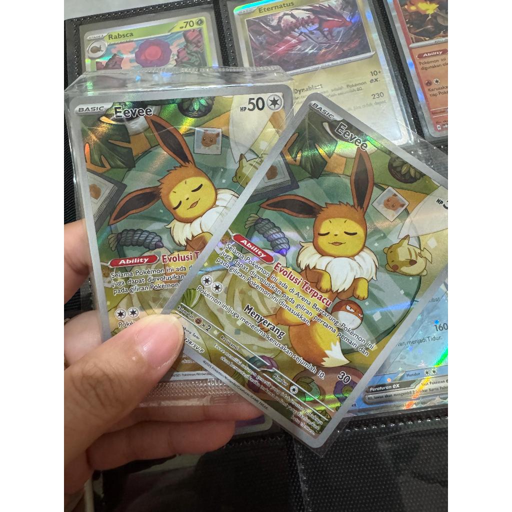 Jual Pokemon TCG Indonesia - Eevee 228/SV-P Promo Festival Terastal SV8A | Shopee Indonesia