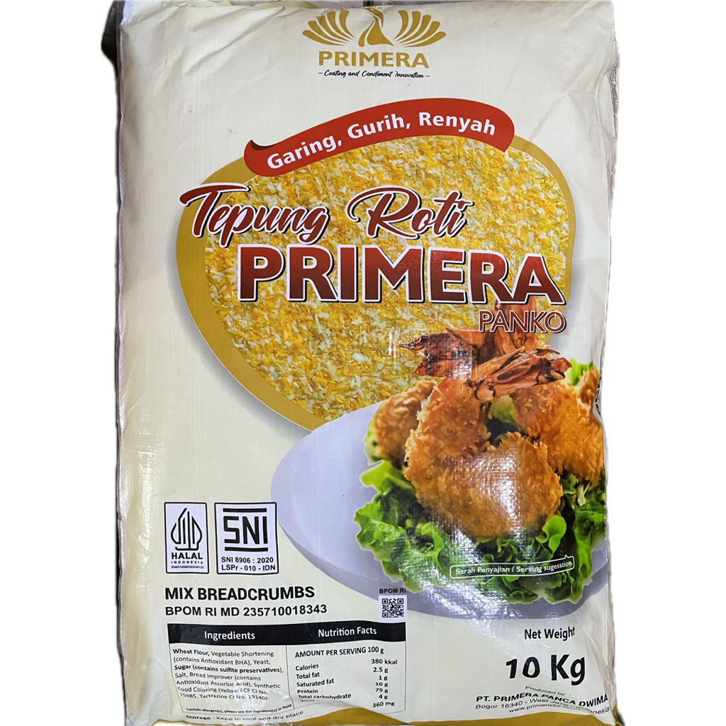 Jual Tepung Roti / Tepung Panir Primera Mix 10kg | Shopee Indonesia