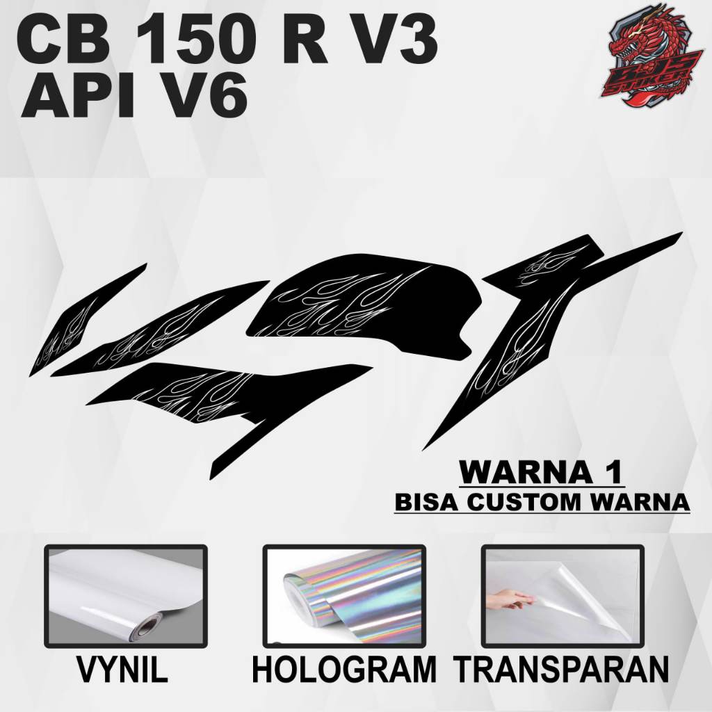 Jual Stiker NEW CB 150 R V3 / Striping NEW CB 150 R V3 / Sticker ...