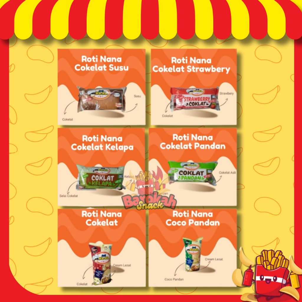 Jual ROTI NANA | 10Pcs / Jajan viral / Jajan Lebaran / Snack Jadul ...