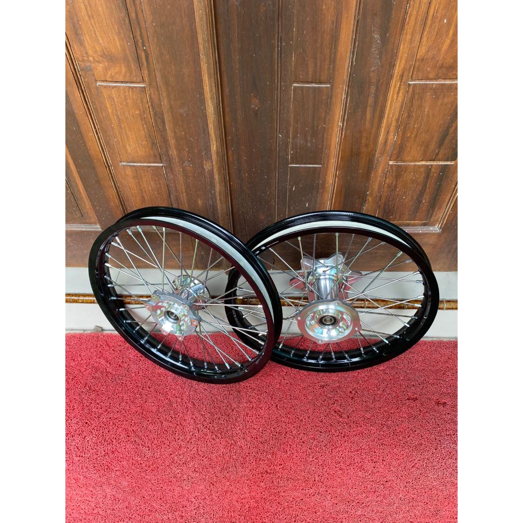 Jual Wheelset Surex CRF 160 Rata Tromol Chrome Tanpa Ban Ring 17 Roda ...
