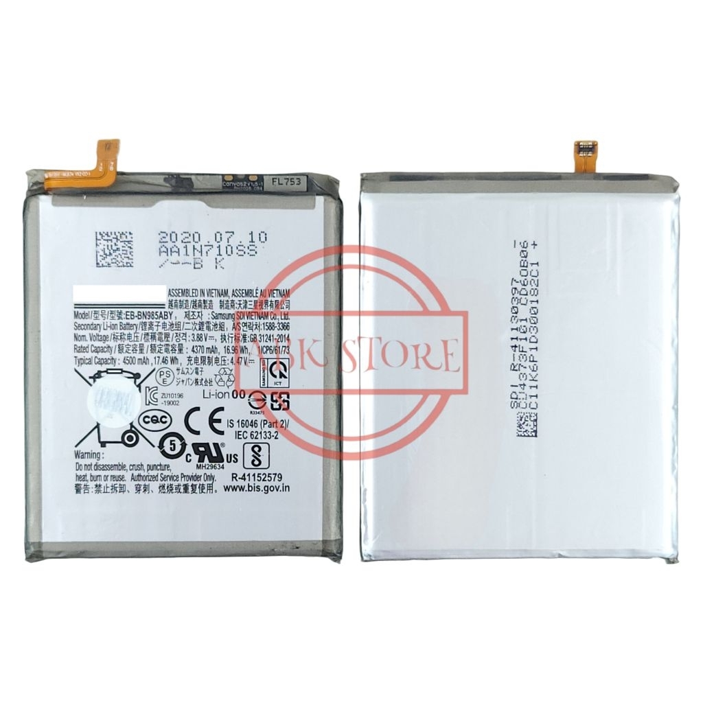 Jual BATERAI EB-BN985ABY FOR SAMSUNG NOTE 20 ULTRA N985 BATTERY ...