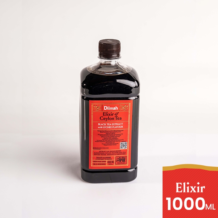 Jual Dilmah Elixir of Ceylon Black Tea Extract Lychee Flavour 1000ML ...