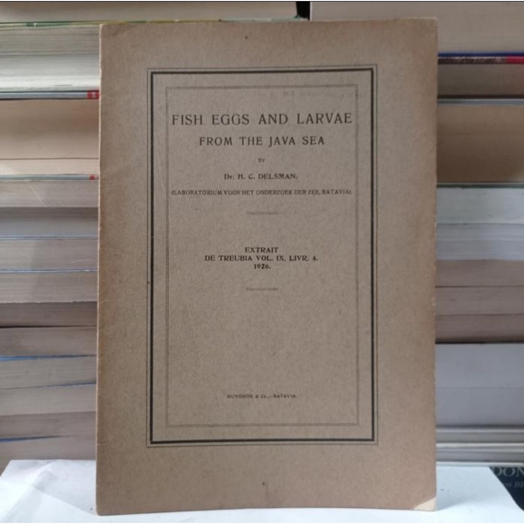 Jual FISH EGGS AND LARVAE FROM THE JAVA SEA - VOL. IX | Shopee Indonesia