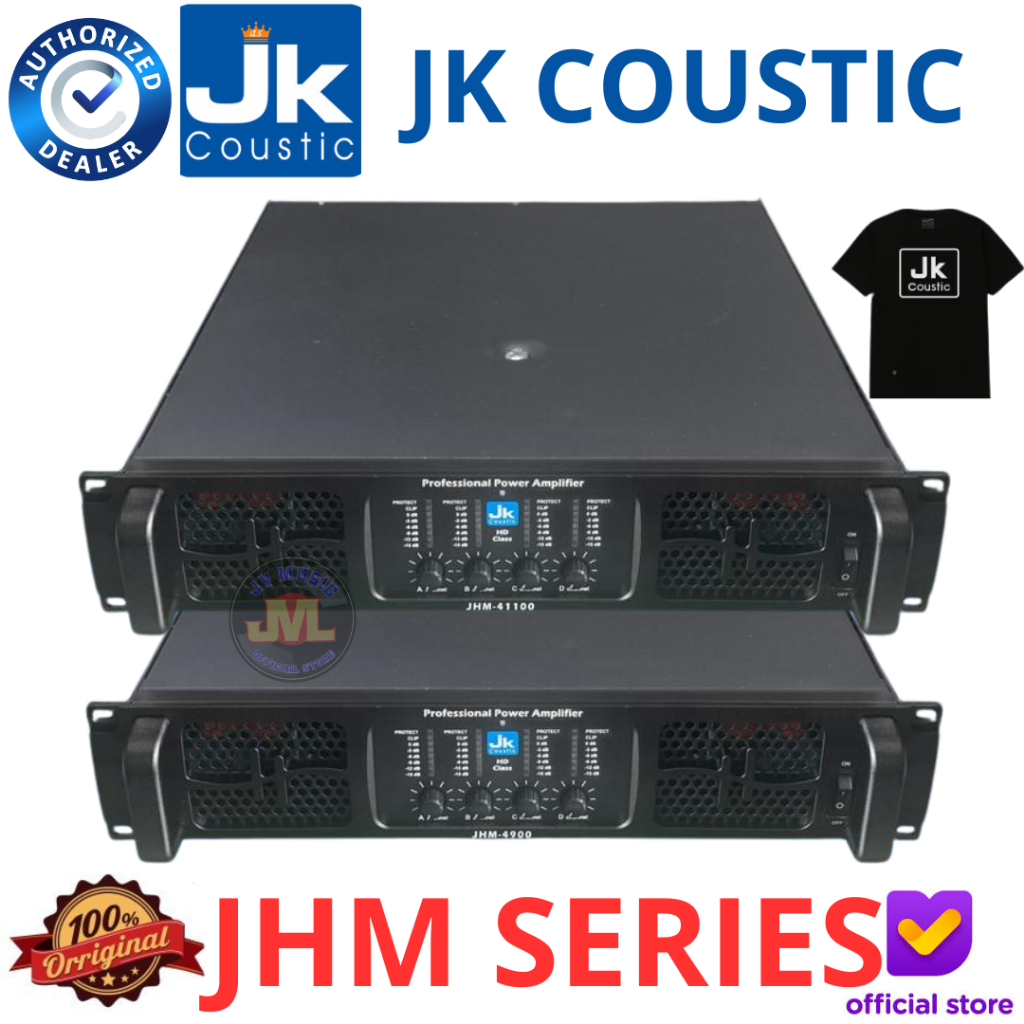 Jual JK Coustic JHM Series JHM-4900 JHM-41100 4-Channel Power Amplifier ...
