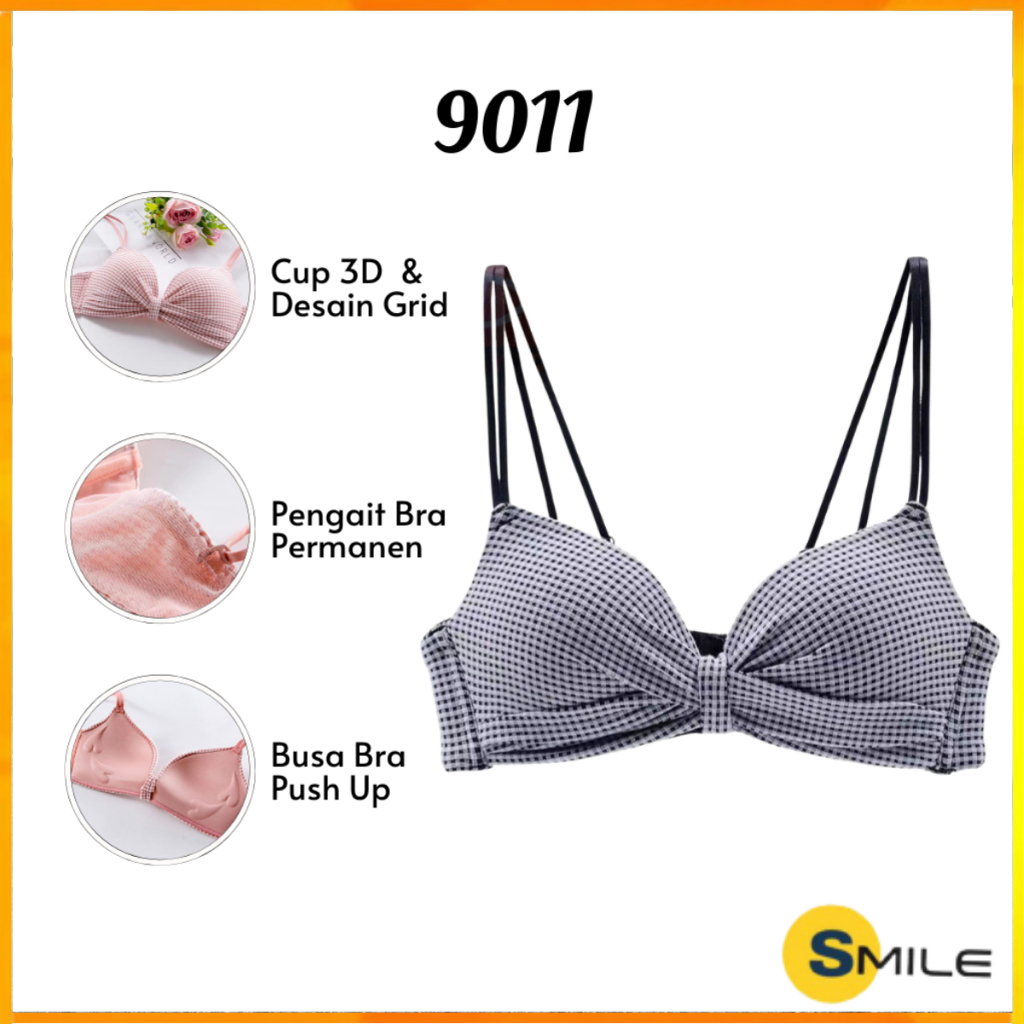 Jual Smile Bra Jepang Tanpa Kawat Bra Import Premium Asian Style 9011 ...