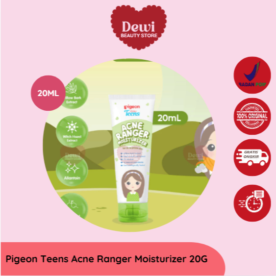 Jual Pigeon Teens Acne Ranger Moisturizer 20G | Shopee Indonesia