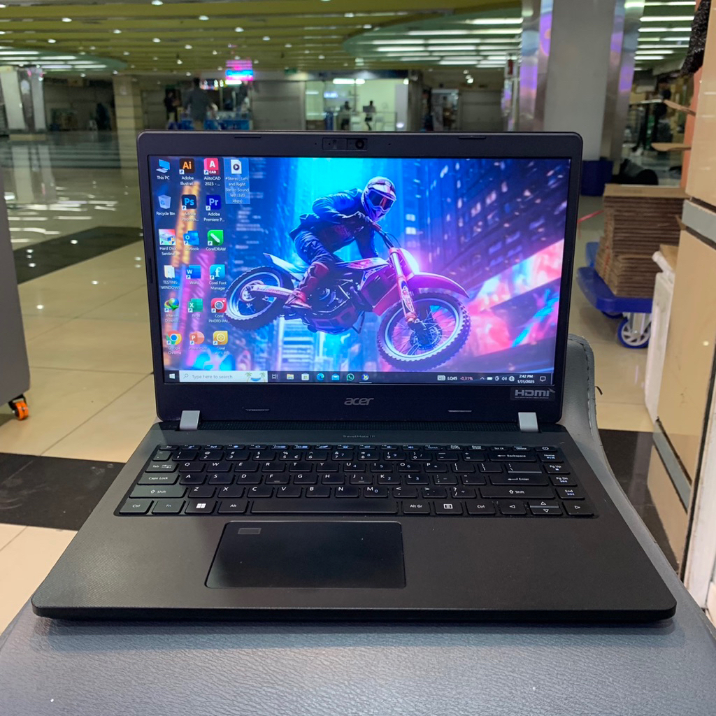 Jual Laptop Acer Travelmate P214-52 core i5 Gen 10 || RAM 8gb SSD 256gb | Shopee Indonesia