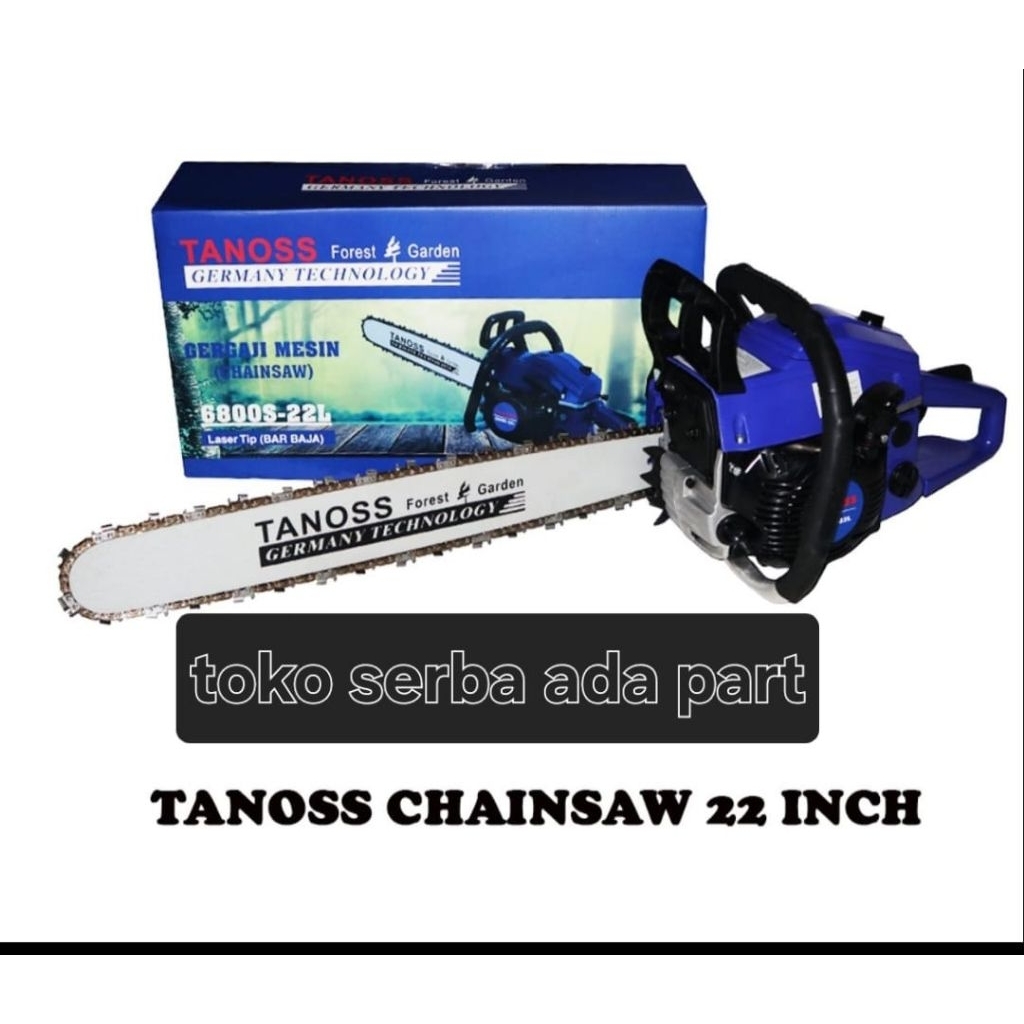 Jual TANOSS Senso Chain saw Mini Mesin Gergaji Kayu Tanoss 6800 22 Inci ...