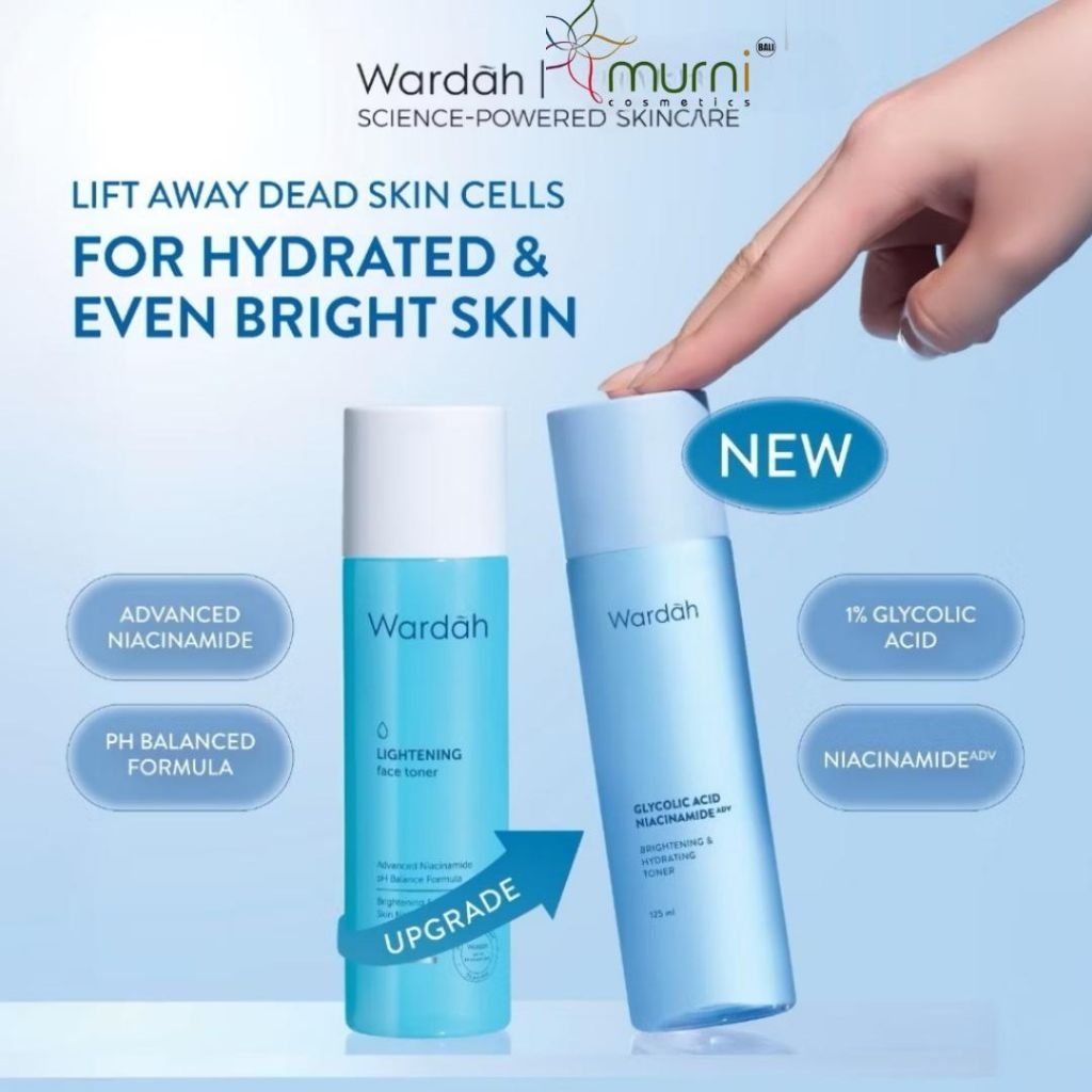 Jual WARDAH GLYCOLIC ACID NIACINAMIDE ADV BRIGHTENING HYDRATING TONER ...