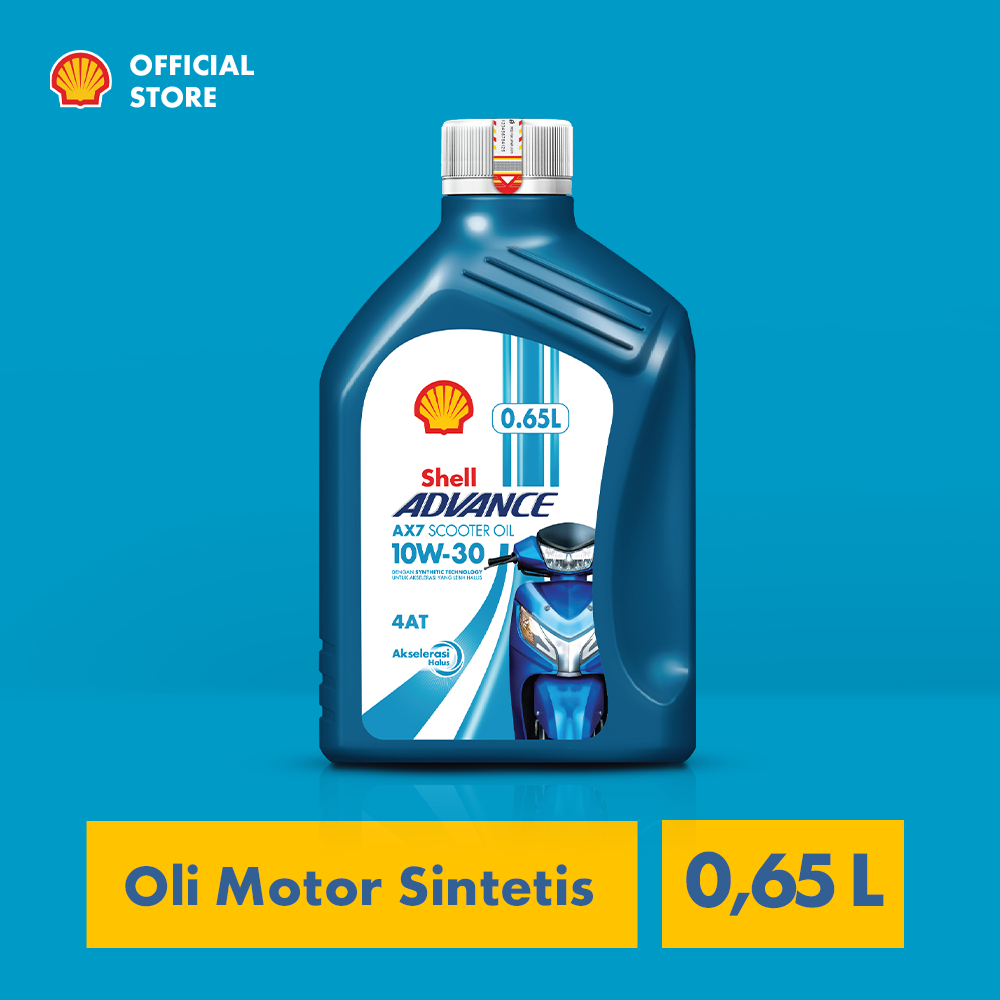 Jual Shell Advance AX7 Scooter 10W-30 (0.65L) Oli Motor | Shopee Indonesia