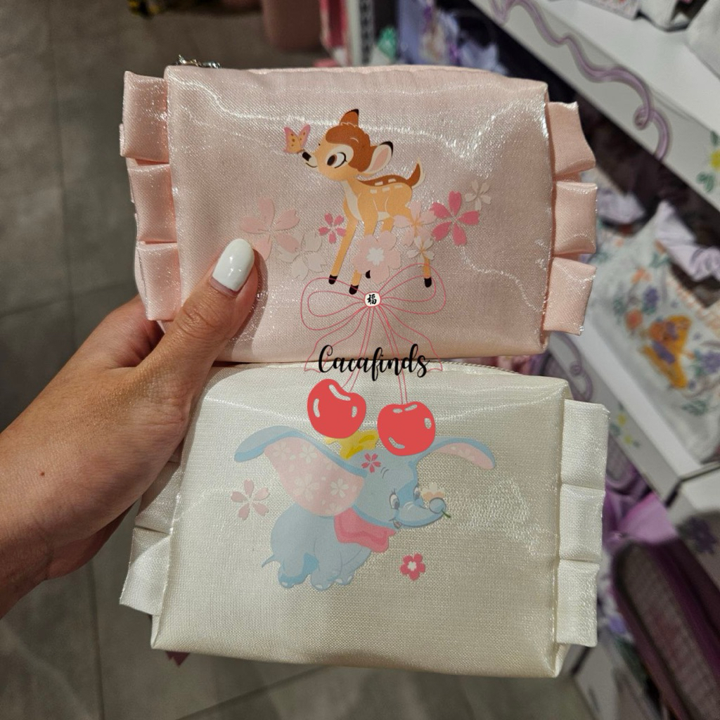 Jual OHSOME x Disney‼️Coin Purse / Mini Pouch Disney Cherry Blossoms ...