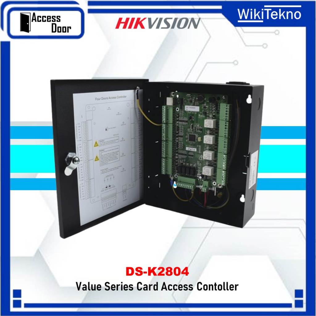 Jual Access Controller Hikvision DS-K2804 4 Door Access Control Panel ...