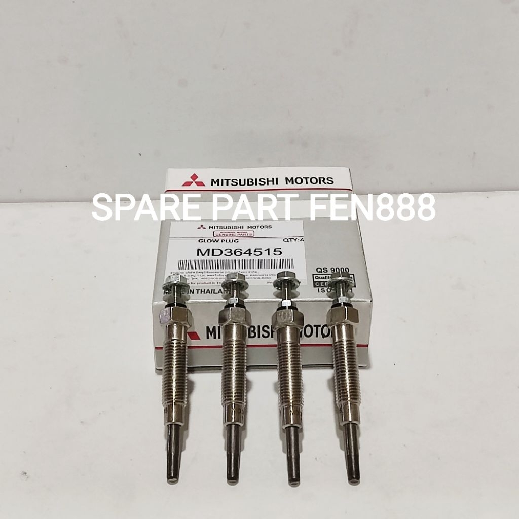 Jual Busi Pemanas Pijar Glow Plug Heater 1Set/4Pc Mitsubishi L300 L200 ...