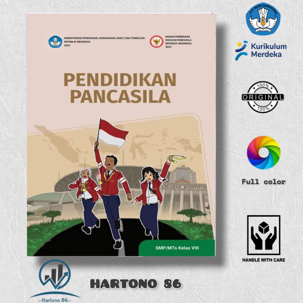 Jual Buku Paket siswa Pendidikan Pancasila SMP/MTs Kelas 8 Kurikulum Merdeka Kemendikbud & BPIP ...