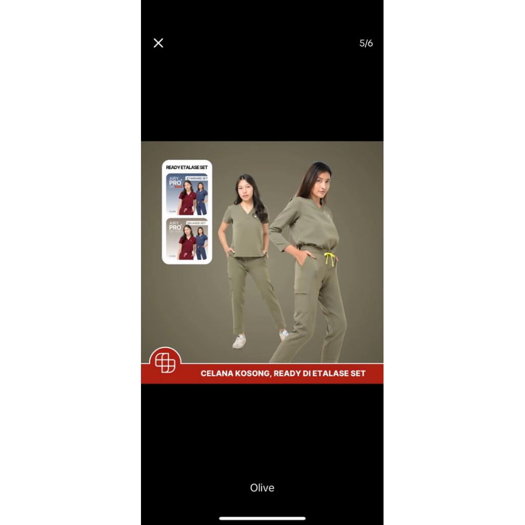 Jual home of stasis airy pro scrub (UNDER TAG) | Shopee Indonesia