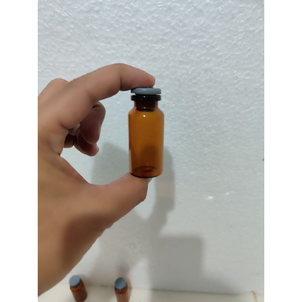 Jual Botol vial coklat 15ml / botol vial amber 15ml | Shopee Indonesia