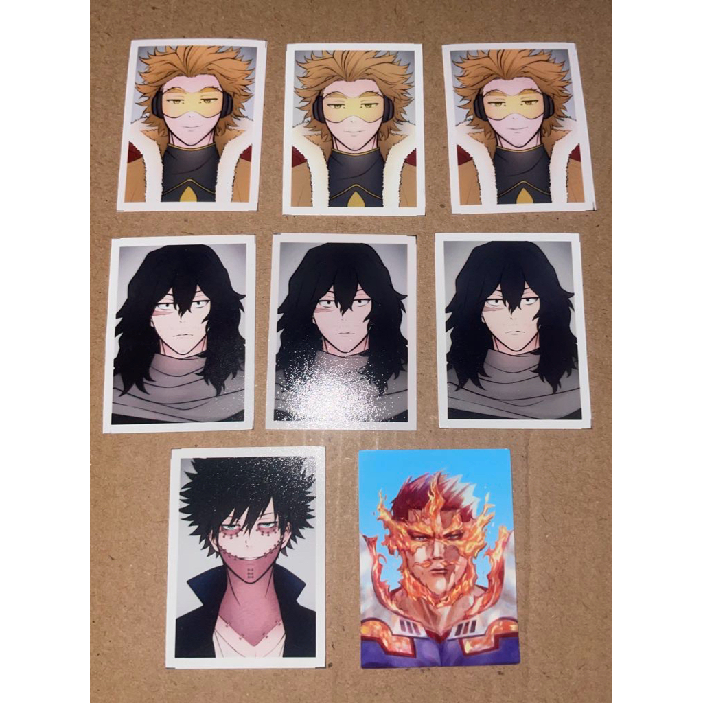 Jual photo id 3x4 dabi hawks aizawa shouta enji todoroki my hero ...