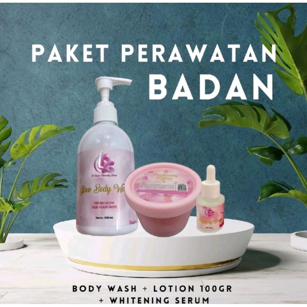 Jual BODY WASH + HB 100 + INFUS WHITENING DSARS BEAUTY SKIN | Shopee Indonesia