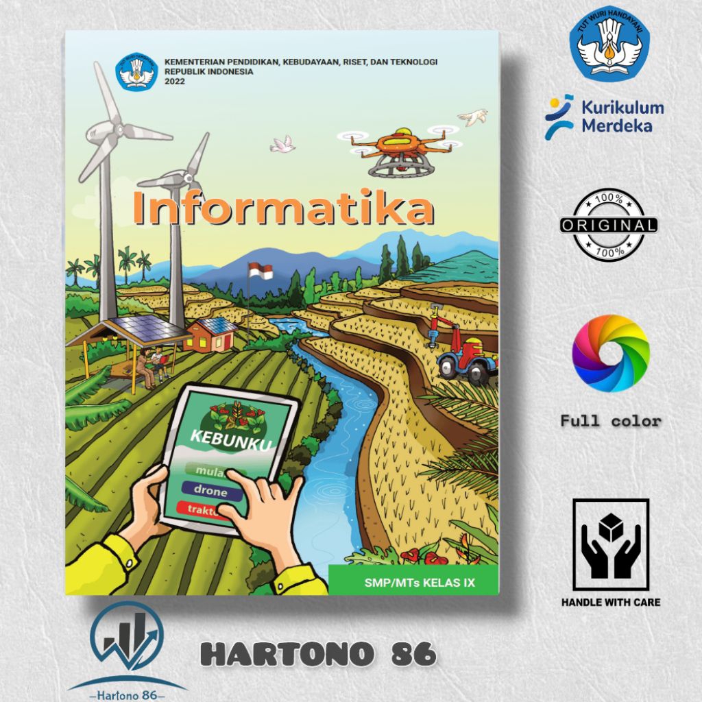 Jual BUKU PAKET SISWA INFORMATIKA KELAS 9 SMP/MTS KURIKULUM MERDEKA KEMENDIKBUD | Shopee Indonesia
