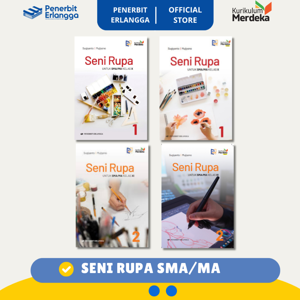 Jual [Erlangga Official] Seni Rupa Sma/Ma Kelas 10 11 - Kurikulum ...
