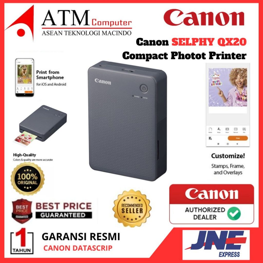 Jual Canon SELPHY Square QX20 Compact Photo Printer Canon SELPHY QX 20 ...