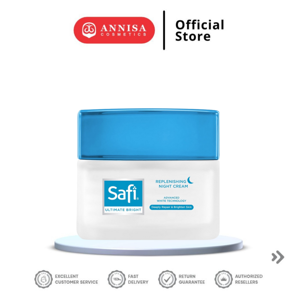 Jual Safi Ultimate Bright Replenishing Night Cream 45 Gr | Shopee Indonesia