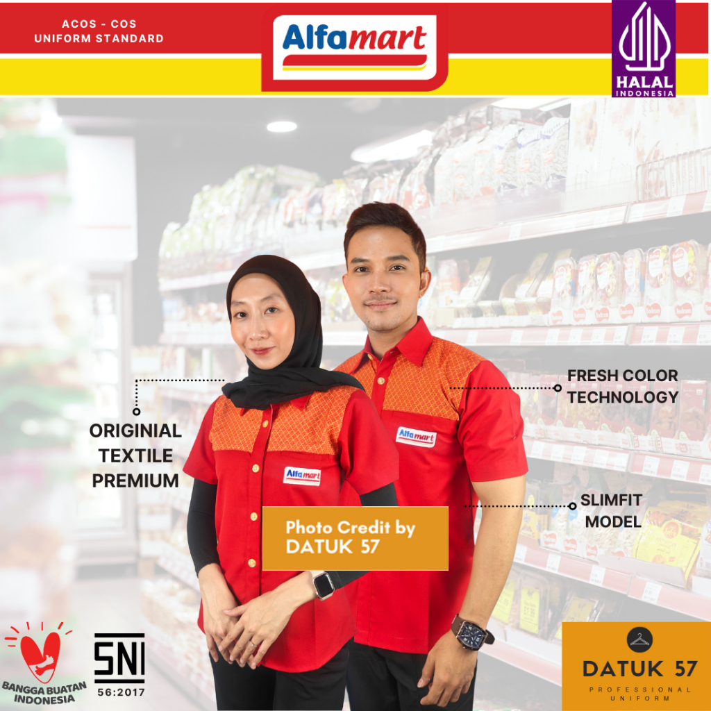 Jual Original Premium by Datuk57 : Seragam Kemeja Batik Alfamart Crew ...