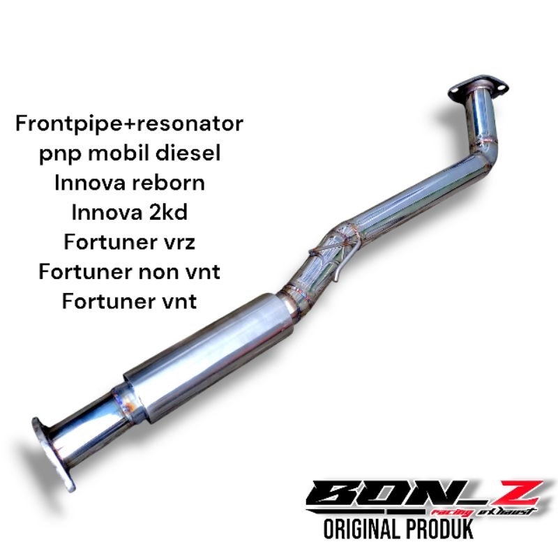 Jual frontpipe+ resonator pnp mobil diesel Innova reborn 2gd 2kd dan ...
