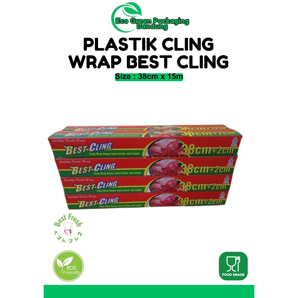Jual Plastik Wrapping Cling | BEST CLING PLASTIC WRAP 30 CM X 30 M I 38 ...