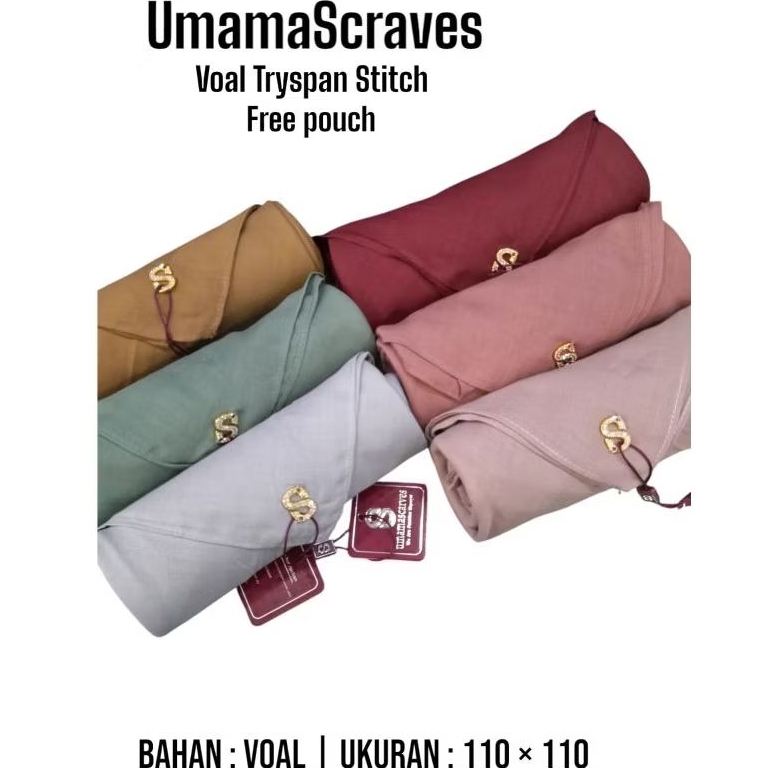 Jual Jilbab Umama Scraf - Kerudung Polos Jilbab Segi Empat Hijab Daily ...