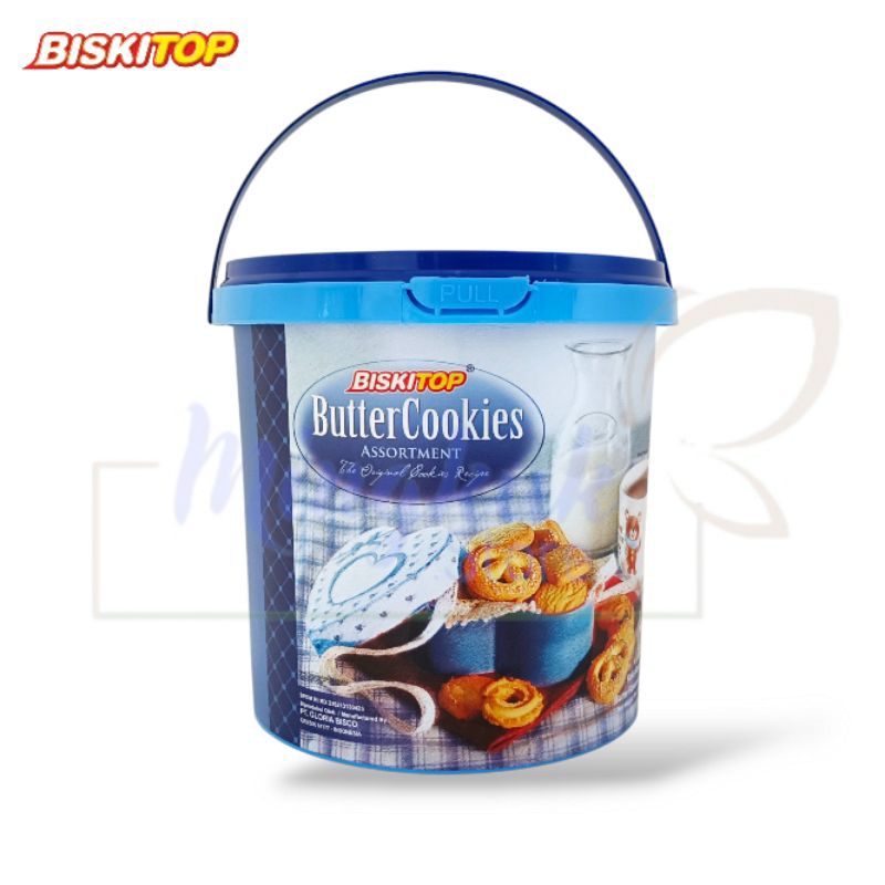 Jual Biskitop Butter Cookies Toples 370gr - Biskitop Butter Cookies 370 ...