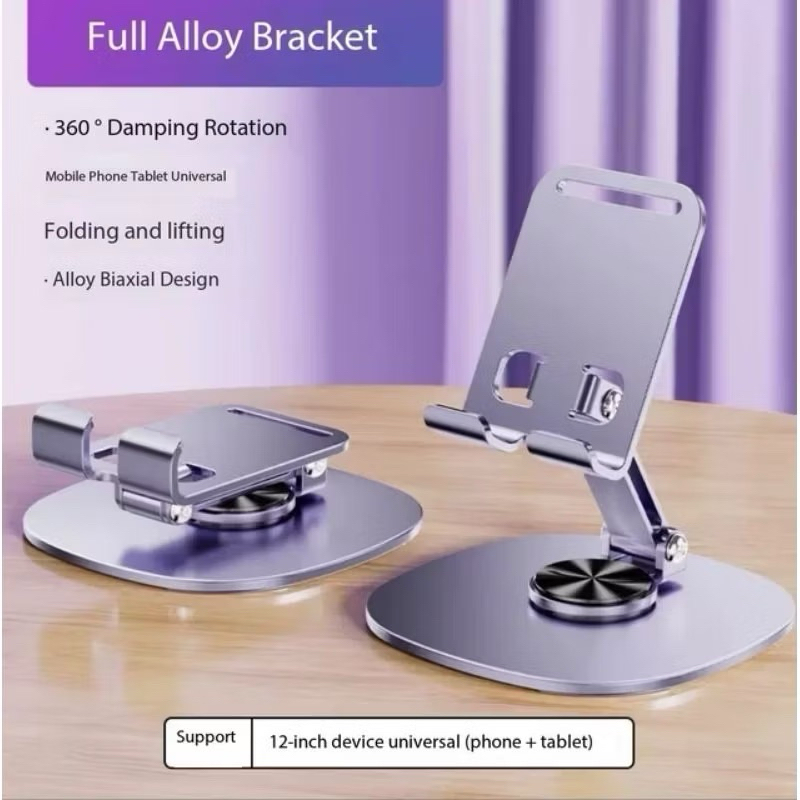 Jual Stand Holder Handphone Mini 360 Derajat Alumunium | Stand Dudukan ...